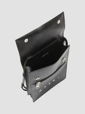 Marni Logo-printed Shoulder Bag