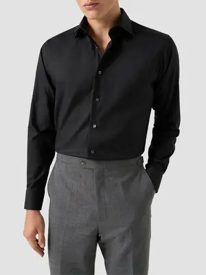 Eton Contemporary-fit Cotton-silk Shirt