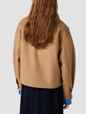 Miu Miu Bonded Camel Hair Blouson Jacket