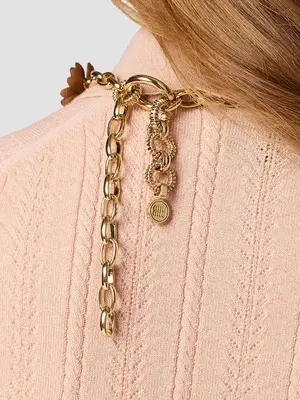 Miu Miu Cashmere Polo Sweater - Pink