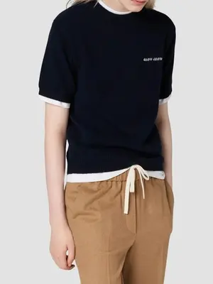 Miu Miu Cashmere Crew-neck Sweater