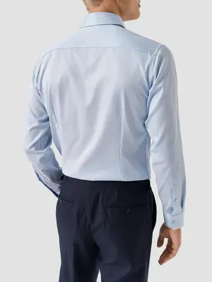 Eton Striped Twill Contemporary-fit Shirt