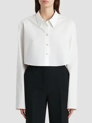 Khaite Fritz Cotton Boxy Shirt