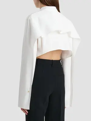 Khaite Fritz Cotton Boxy Shirt