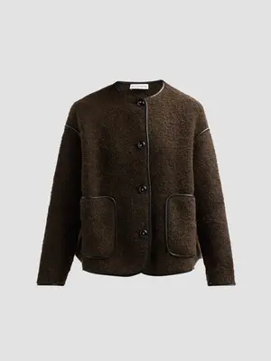 Altuzarra Irving Alpaca-blend Jacket - Fudge