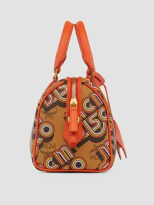 Mcm Ella Boston Small Visetos Bag