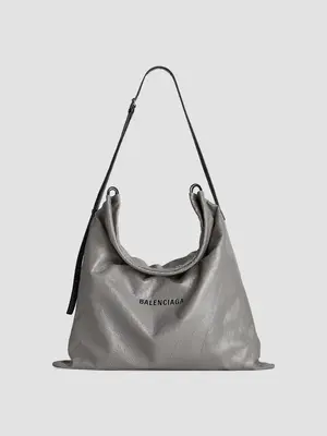 Balenciaga Shopper Large Dust Bag Crossbody Pouch - Grey