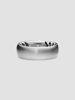David Yurman Streamline Band Ring In Sterling 7.6mm - Silver