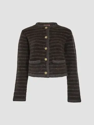 Altuzarra Mack Alpaca-blend Jacket - Fudge