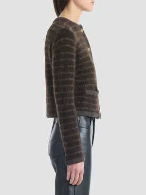 Altuzarra Mack Alpaca-blend Jacket - Fudge