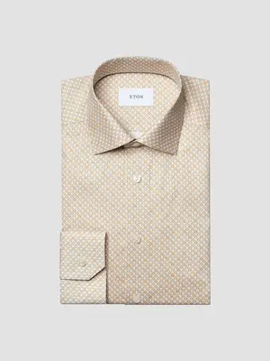 Eton Cocktail Twill Slim-fit Shirt - Orange