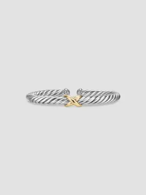 David Yurman Cable Flex X Bracelet In Sterling - Silver