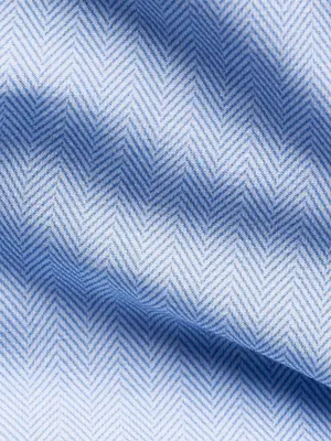 Eton Herringbone Stretch-cotton Slim-fit Shirt