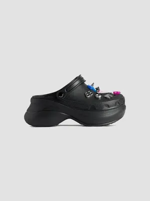 Balenciaga Crocs Mule Jibbitz - Black