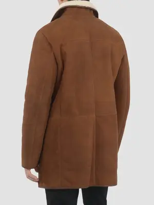 Gorski Merino Shearling Lamb Stroller Jacket - Cognac