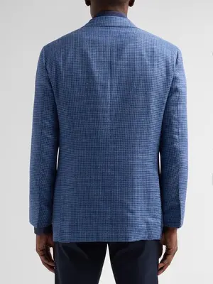 Kiton Cashmere Houndstooth Sport Coat