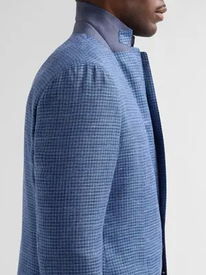 Kiton Cashmere Houndstooth Sport Coat