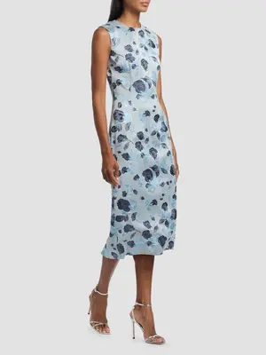 Prabal Gurung Floral Jacquard Sheath Cocktail Dress