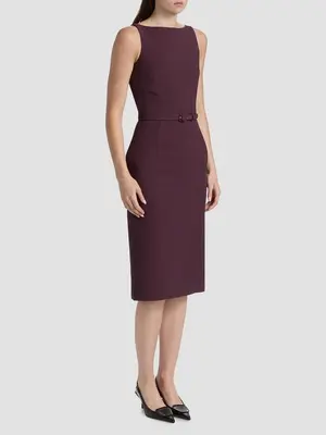 Adam Lippes Annette Wool-silk Sheath Dress