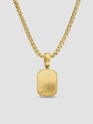 David Yurman Petrvs Micro Bee Amulet In 18k Yellow Gold With 12.8mm