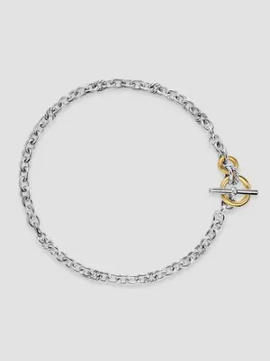 David Yurman Dy Mercer Toggle Chain Necklace In Sterling