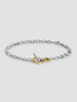 David Yurman Dy Mercer Toggle Chain Necklace In Sterling