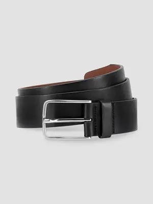Allen Edmonds Broadway Ave Leather Belt Black