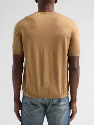 Isaia Cashmere-silk Short-sleeve Shirt