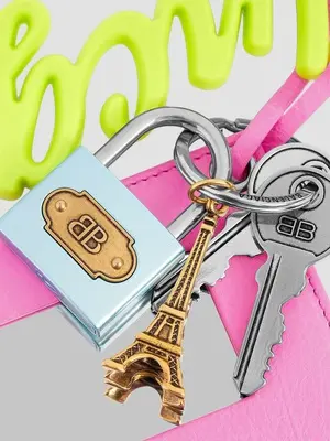 Balenciaga Subway Mirror Keychain