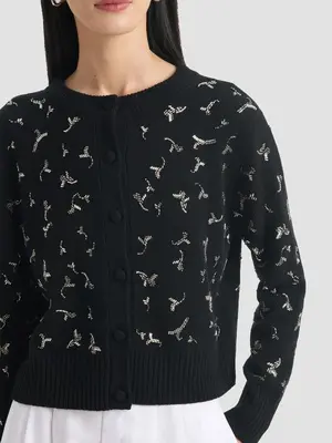 Altuzarra Vaughn Pattern Wool Cardigan