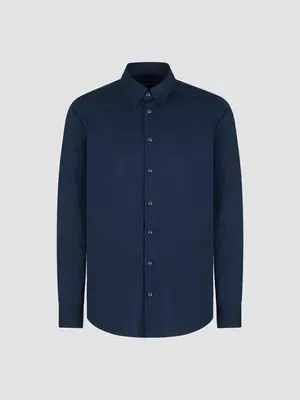 Giorgio Armani Cotton Jersey Shirt - Blue