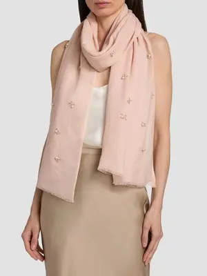 Janavi Dispersion Sheer Embellished Scarf