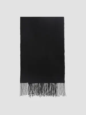 Gorski Select Knit Cashmere Shawl Black