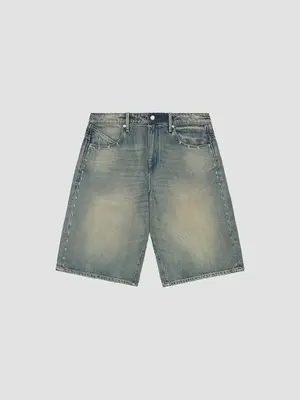 RtA Exodus Gustavo Denim Bermuda Shorts - Dawn Wave