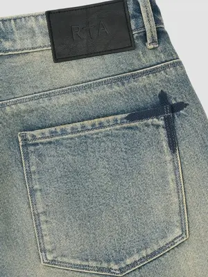 RtA Exodus Gustavo Denim Bermuda Shorts