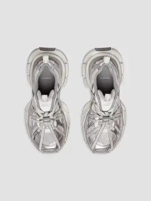Balenciaga 3xl Extreme Laces B Sneakers - Grey
