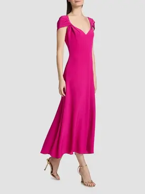 Prabal Gurung Twist Cap-sleeve Gown