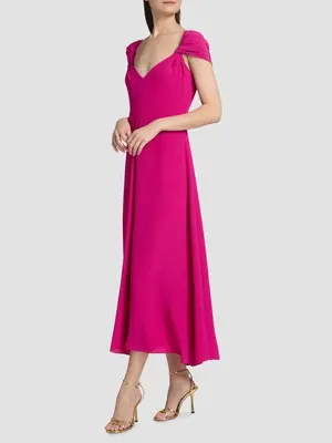 Prabal Gurung Twist Cap-sleeve Gown
