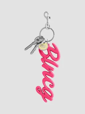 Balenciaga Bb Keychain Charm - Multicolored