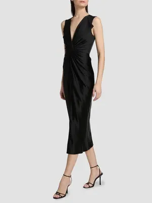 Prabal Gurung Lily Twist Front Midi-dress