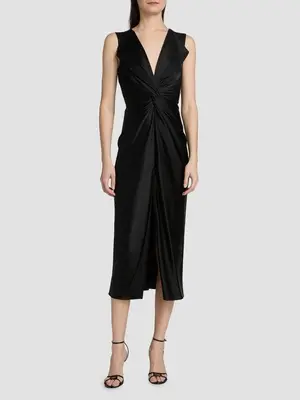 Prabal Gurung Lily Twist Front Midi-dress