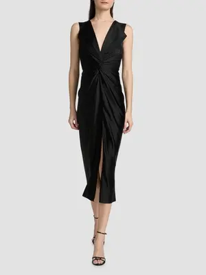 Prabal Gurung Lily Twist Front Midi-dress