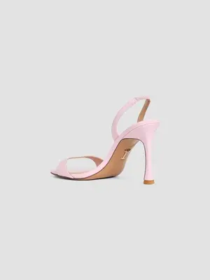 Retrofete Fortune 100mm Leather Slingback Sandals