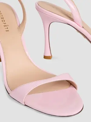 Retrofete Fortune 100mm Leather Slingback Sandals