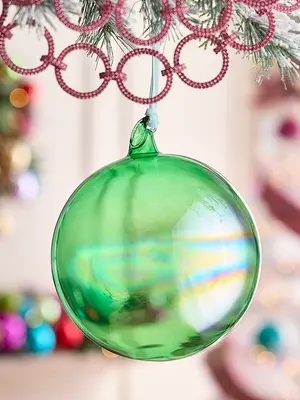 JIM MARVIN Bottle Glass Ball Ornat - One-color