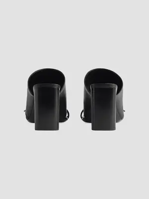Balenciaga Bel Air 80mm Sandals - Black