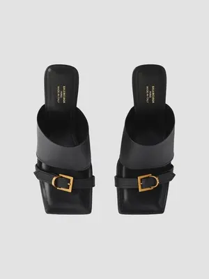 Balenciaga Bel Air 80mm Sandals - Black