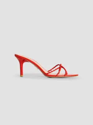 Retrofete Karolina 75mm Leather Sandals Geranium