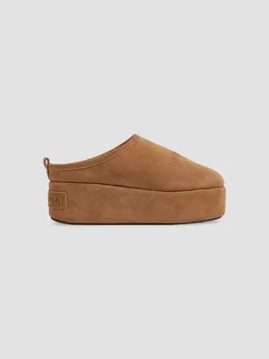 Balenciaga Alaska Soft Platform Mules - Brown