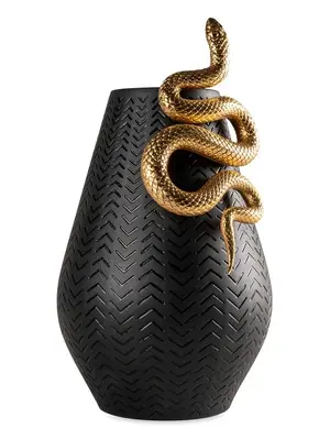 LLADRO Snakes Porcelain Vase - Multi